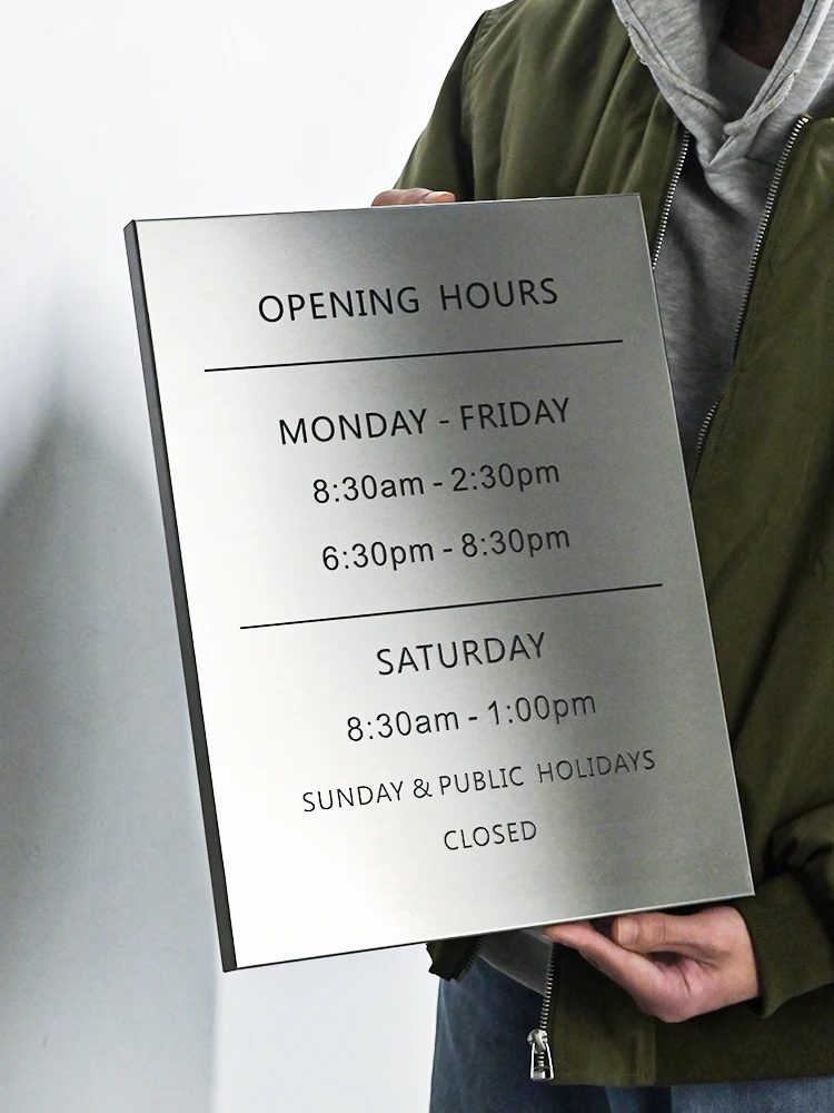 Open Signs For The Holidays Holiday Hours Sign Business