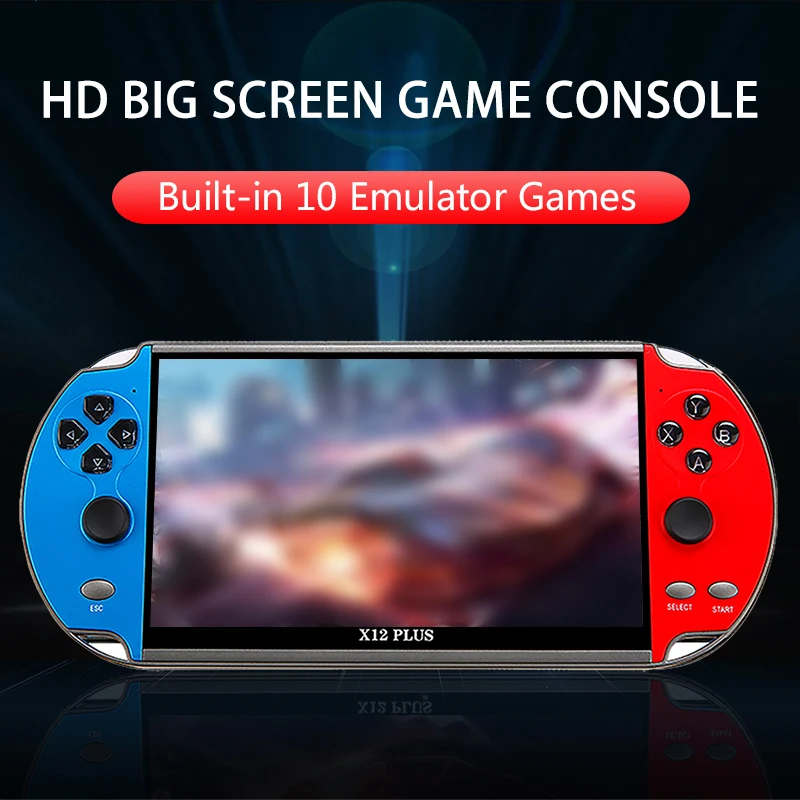 Handheld Game Console 7 Inch HD Screen Portable Audio Video Player ...