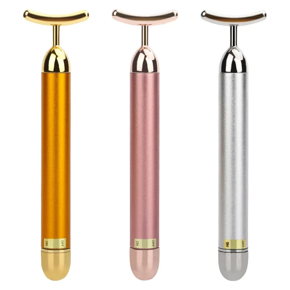 24k-Golden-Facial-Roller-Massager-T-Shape-Vibrating-Face-Lifting-Energy ...