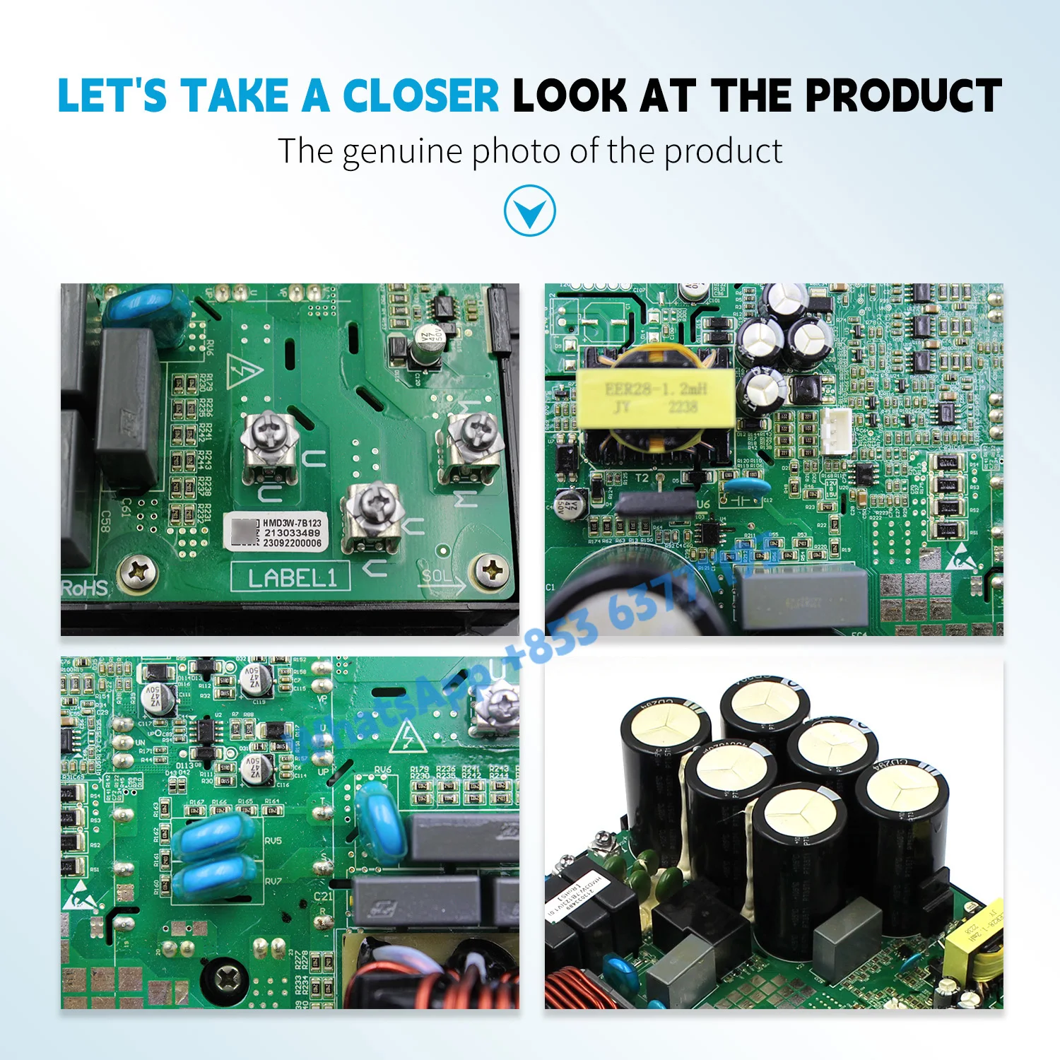 Compressor Inverter Driver Board Assembly 213033489 HMD3W-7B123(V1.0 ...