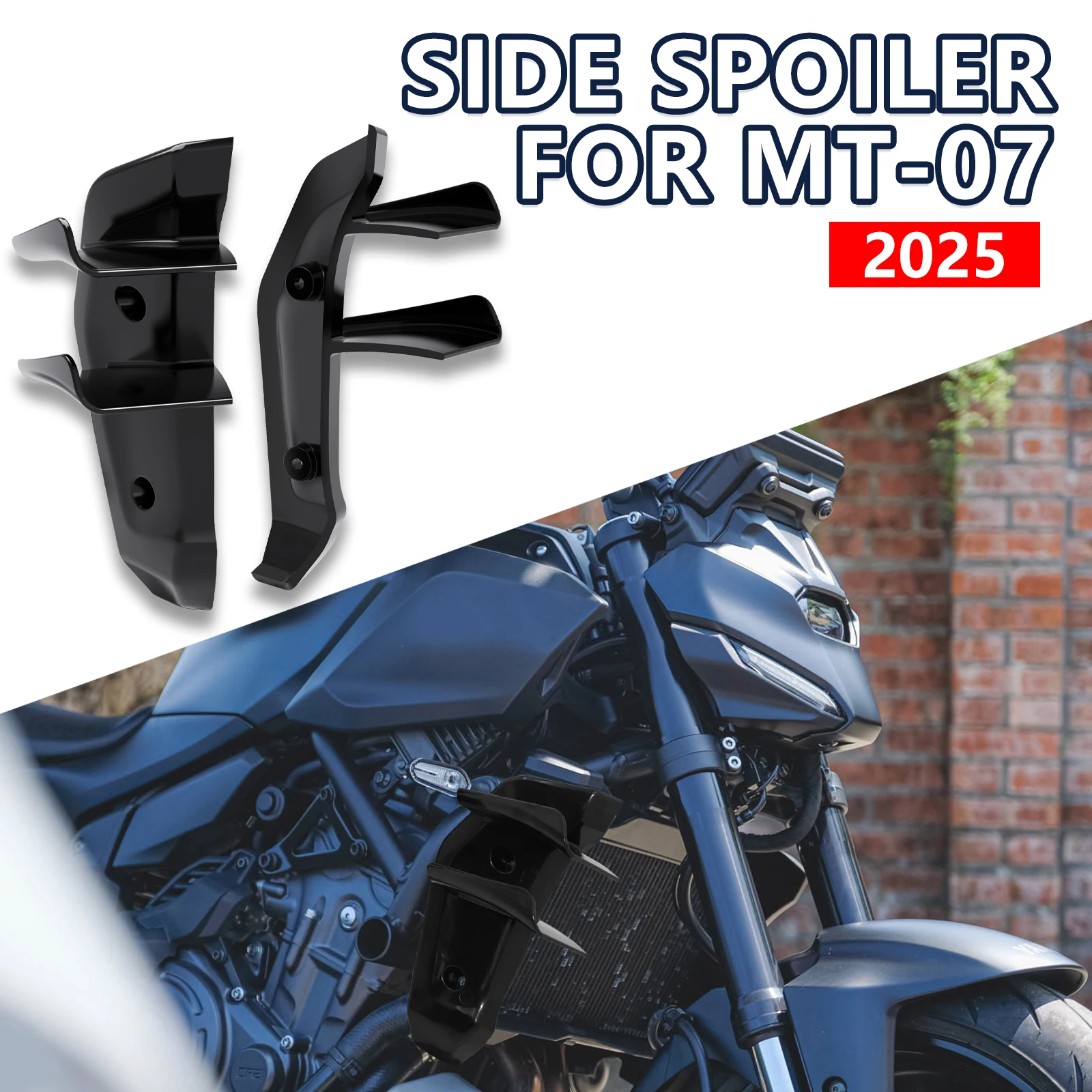 For MT07 2025 MT-07 2025 mt07 Motorcycle Accessories Side Wing Side ...