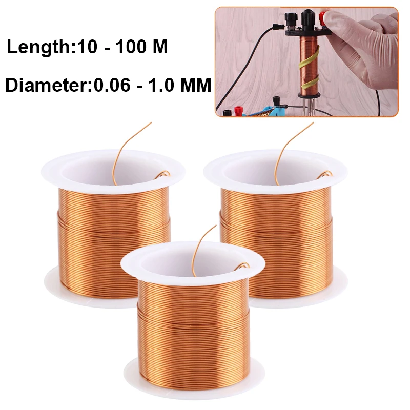 1pcs-copper-paint-wire-0-06mm-1-0mm-cable-copper-wire-electromagnetic ...
