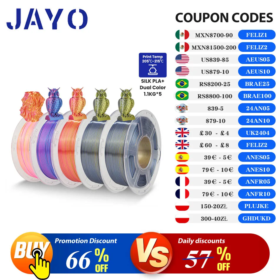 JAYO-Silk-PLA-Rainbow-PLA-Rainbow-3D-Printer-Filament-1-75mm-SILK-PLA ...