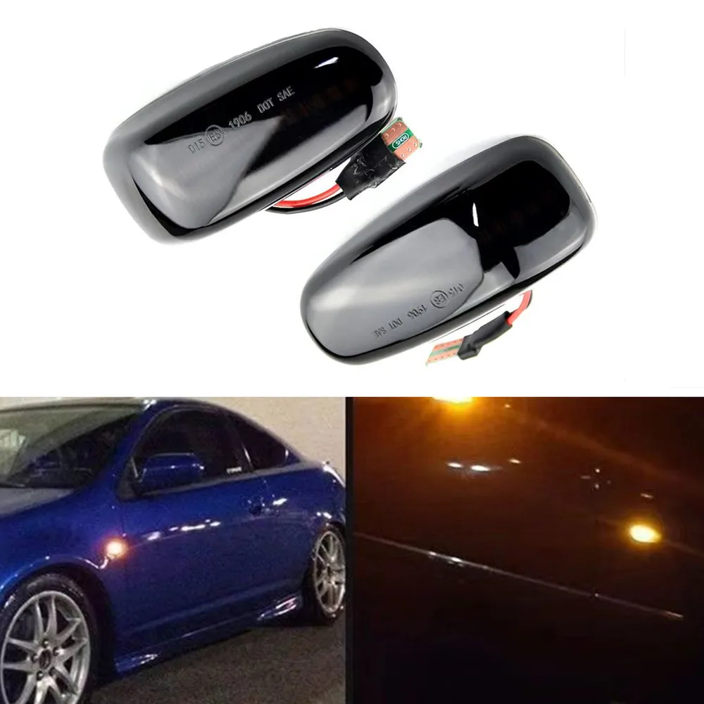 2x-Led-Dynamic-Side-Marker-Turn-Signal-Indicator-Light-Sequential ...