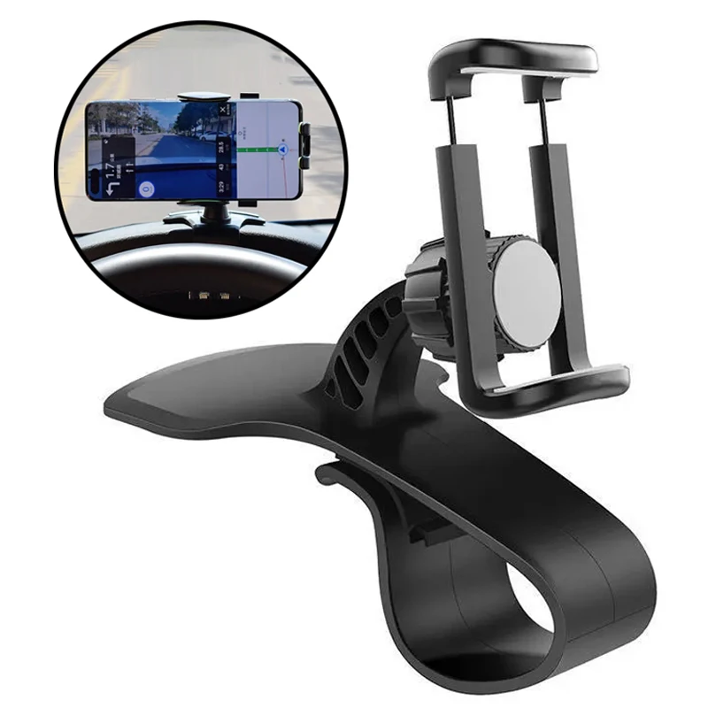 Car-Dashboard-Phone-Holder-Clip-Mount-GPS-Display-Bracket-Stand-Auto ...