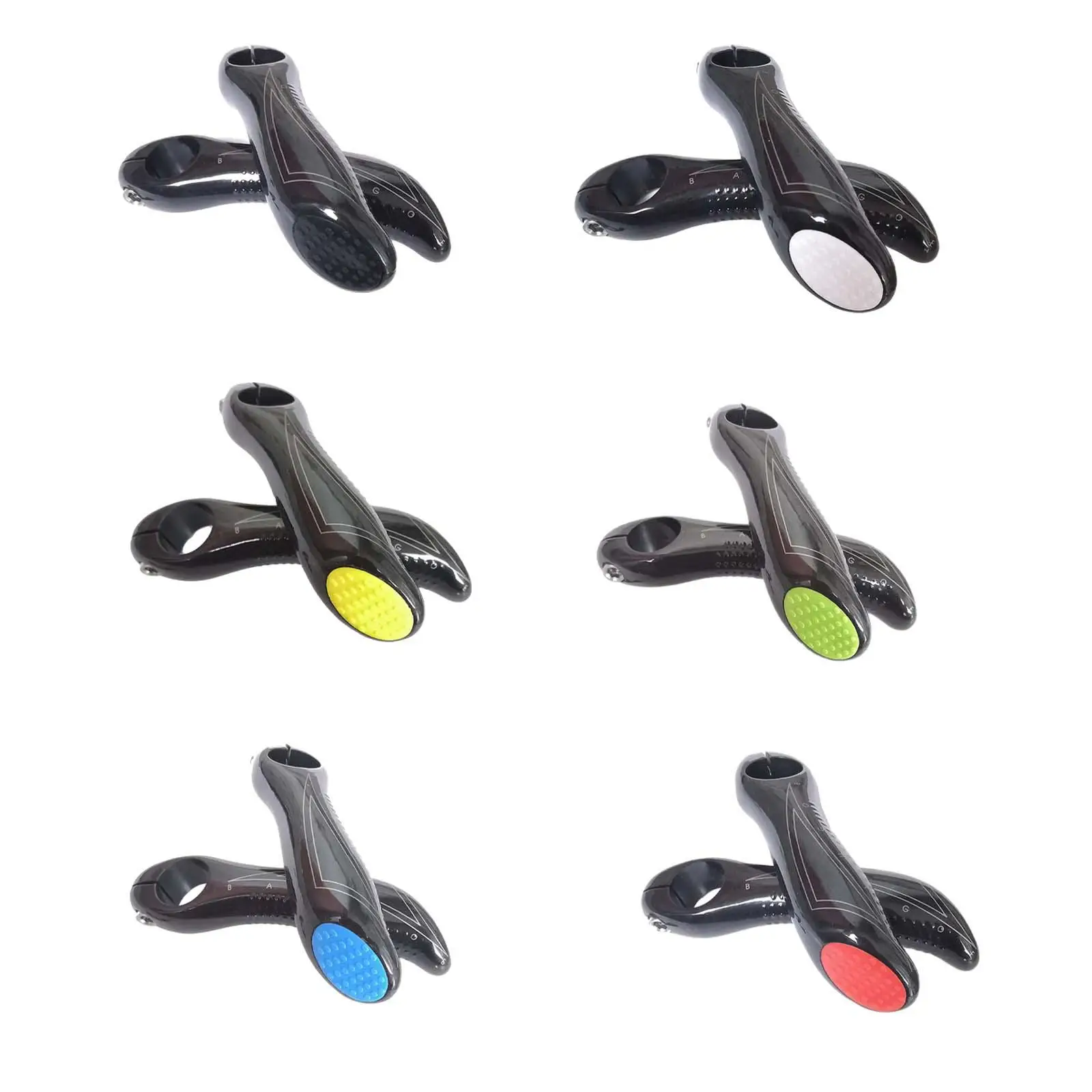2x-Mountain-Bike-Handlebar-Ends-Adjustable-Angle-High-Strength-Bike-Bar ...