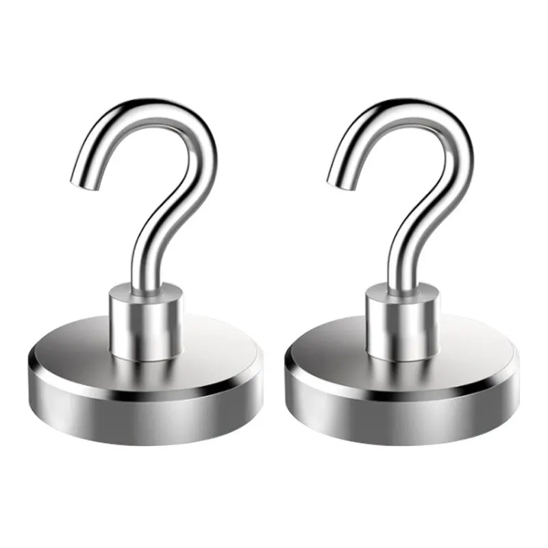 10Pcs Strong Magnetic Hooks Load Bearing Hook MultiPurpose Storage For ...
