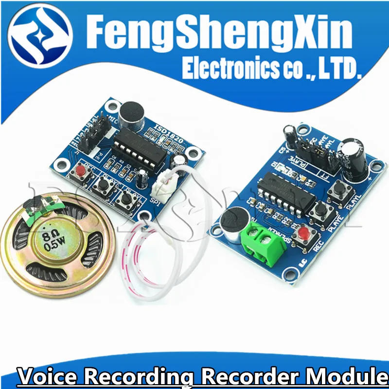 ISD1820-Voice-Recording-Recorder-Module-With-Mic-Sound-Audio ...