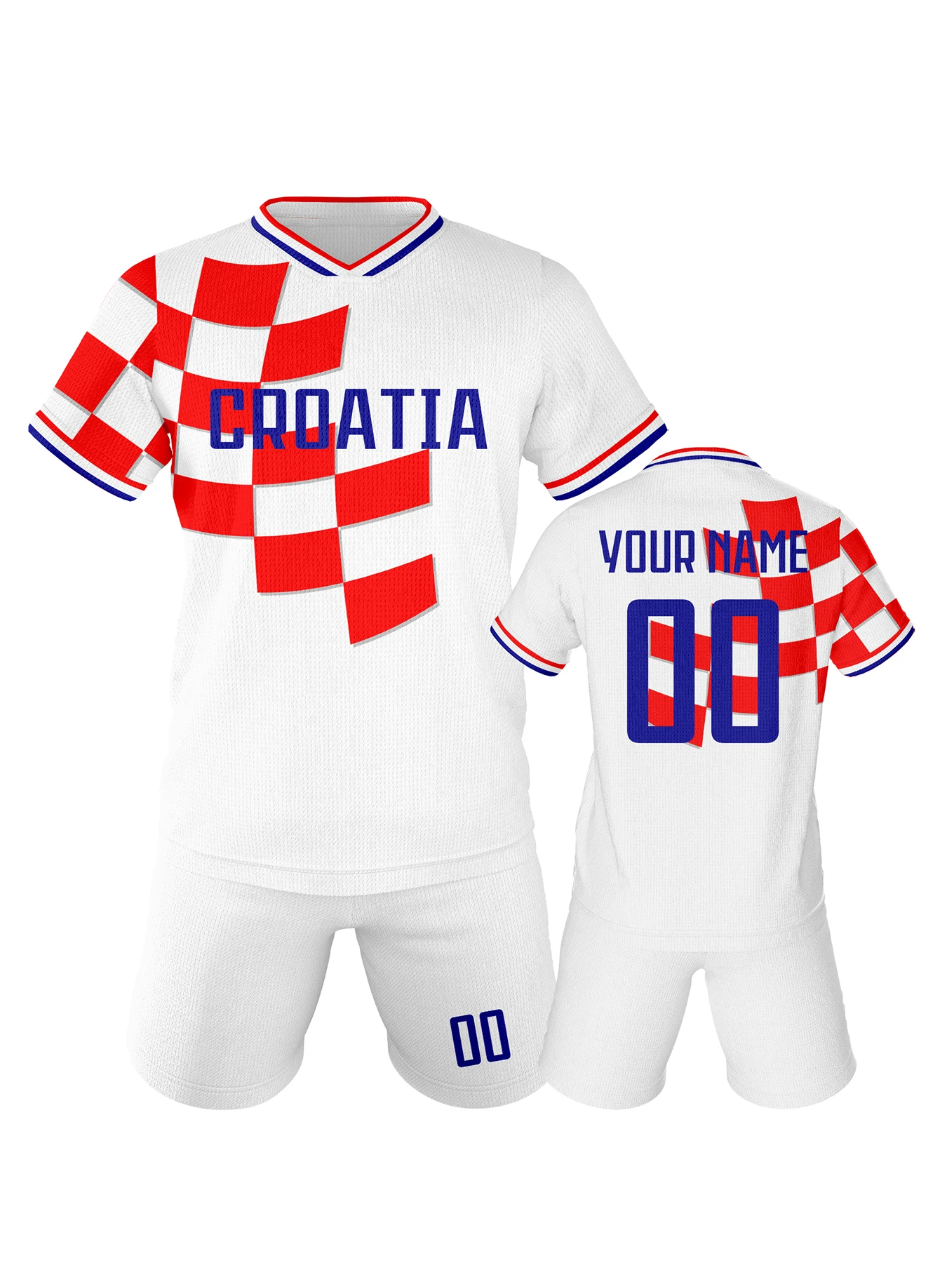 Croatia-Custom-Soccer-Jersey-Set-for-Kids-Quick-Dry-Breathable-Football ...