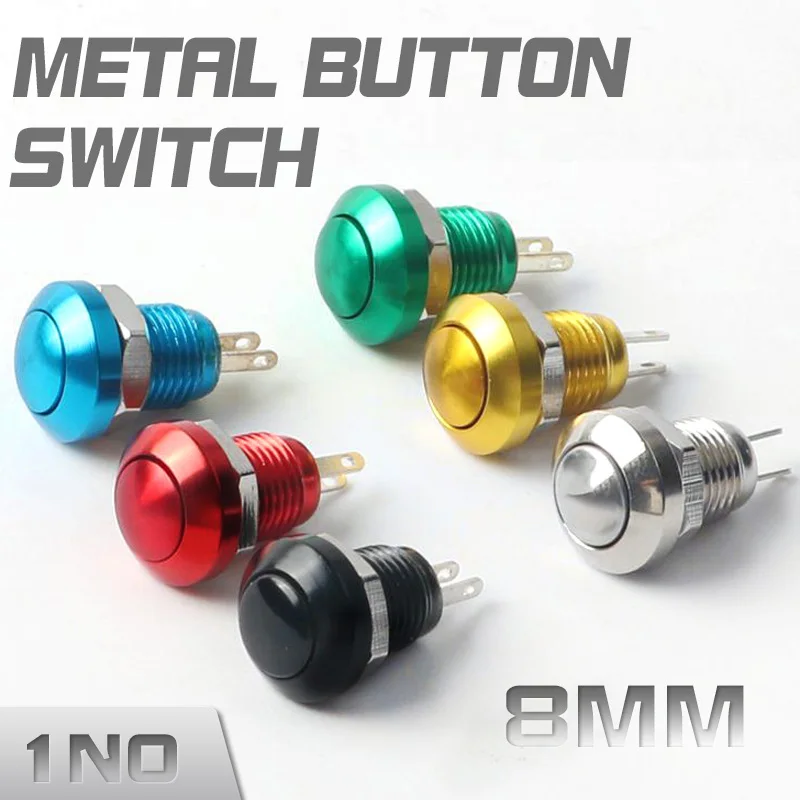8mm-Waterproof-Momentary-Metal-Horn-Doorbell-Bell-Push-Button-Switch ...