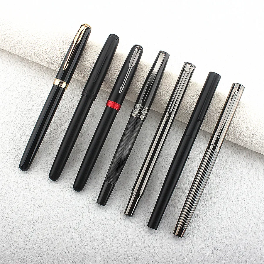 Luxury Quality Jinhao 75/35 LANBITOU Metal Black red Fountain Pen ...