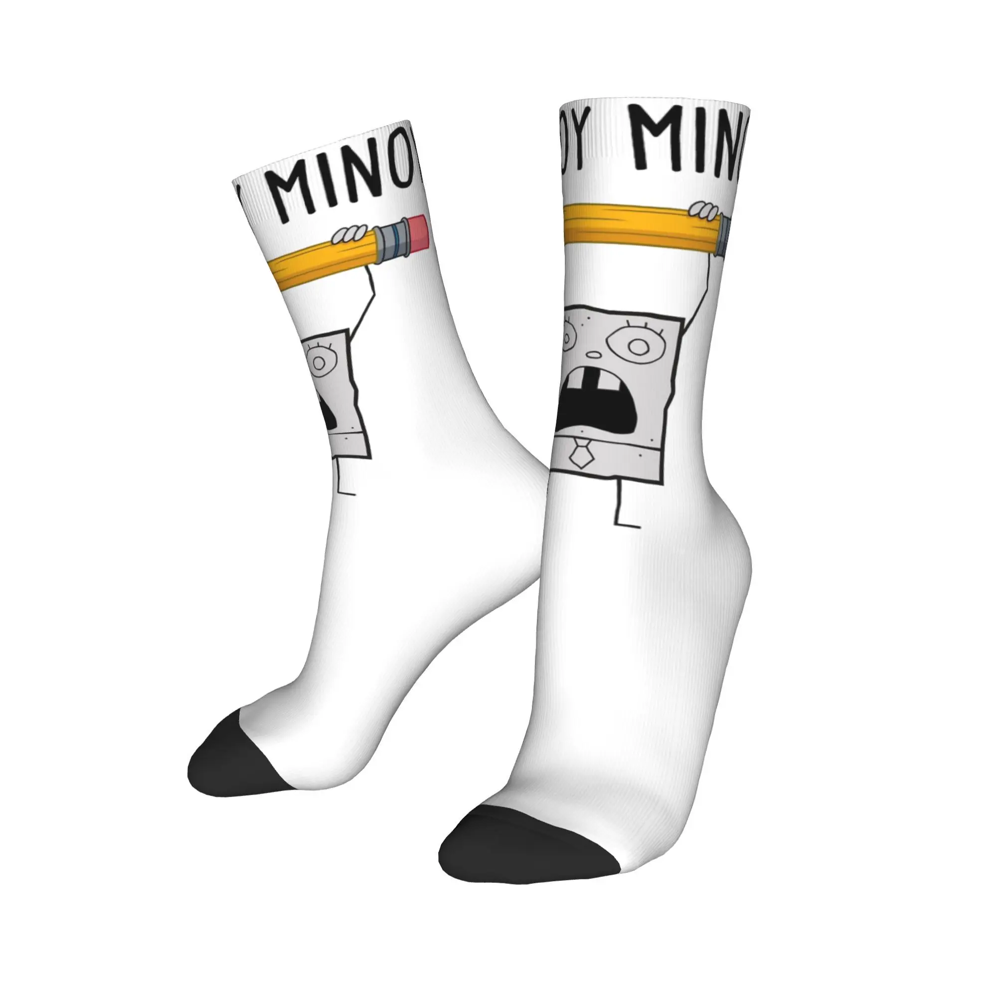 SpongeBobed-Doodle-Bob-Me-Hoy-Minoy-Portrait-Socks-Accessories-For-Men ...