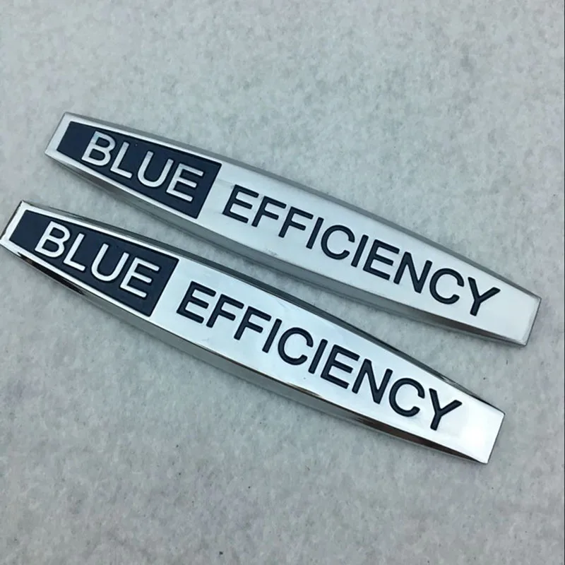 3D-Metal-Silver-Black-Logo-BLUE-EFFICIENCY-Emblem-Car-Fender-Badge ...