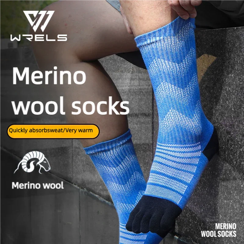 WRELS-Merino-Wool-Thermal-Socks-for-Men-Moisture-Wicking-Thicken-Warm ...