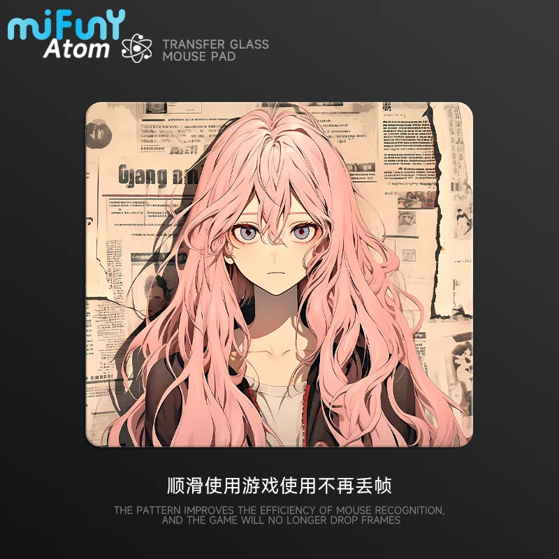 MiFuny-Photovoltaic-Glass-Mouse-Pad-Anime-Tempered-Glass-FPS-Esports ...