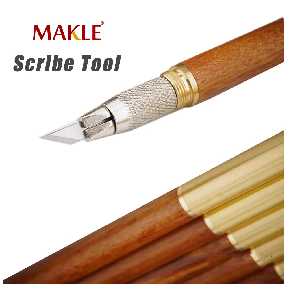 MAKLE 실용적인 카바이드 팁 스크라이버, 목공 마킹 스크라이브 도구, 에칭 조각 펜, 유리 나무 도자기용 단단한 나무 펜