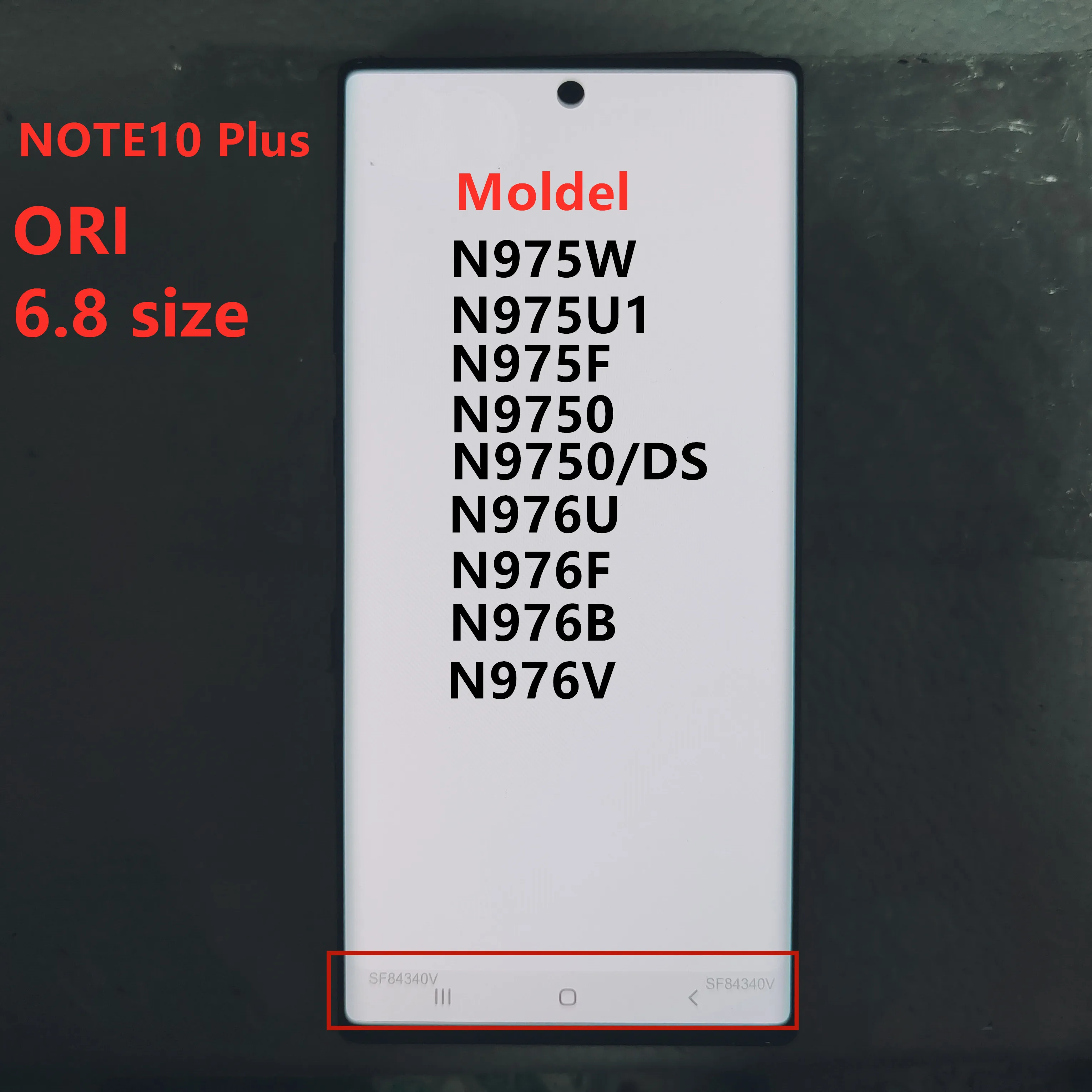 ORI SUPER AMOLED For Samsung NOTE10 PLUS LCD N975F N975U1 Screen Touch ...