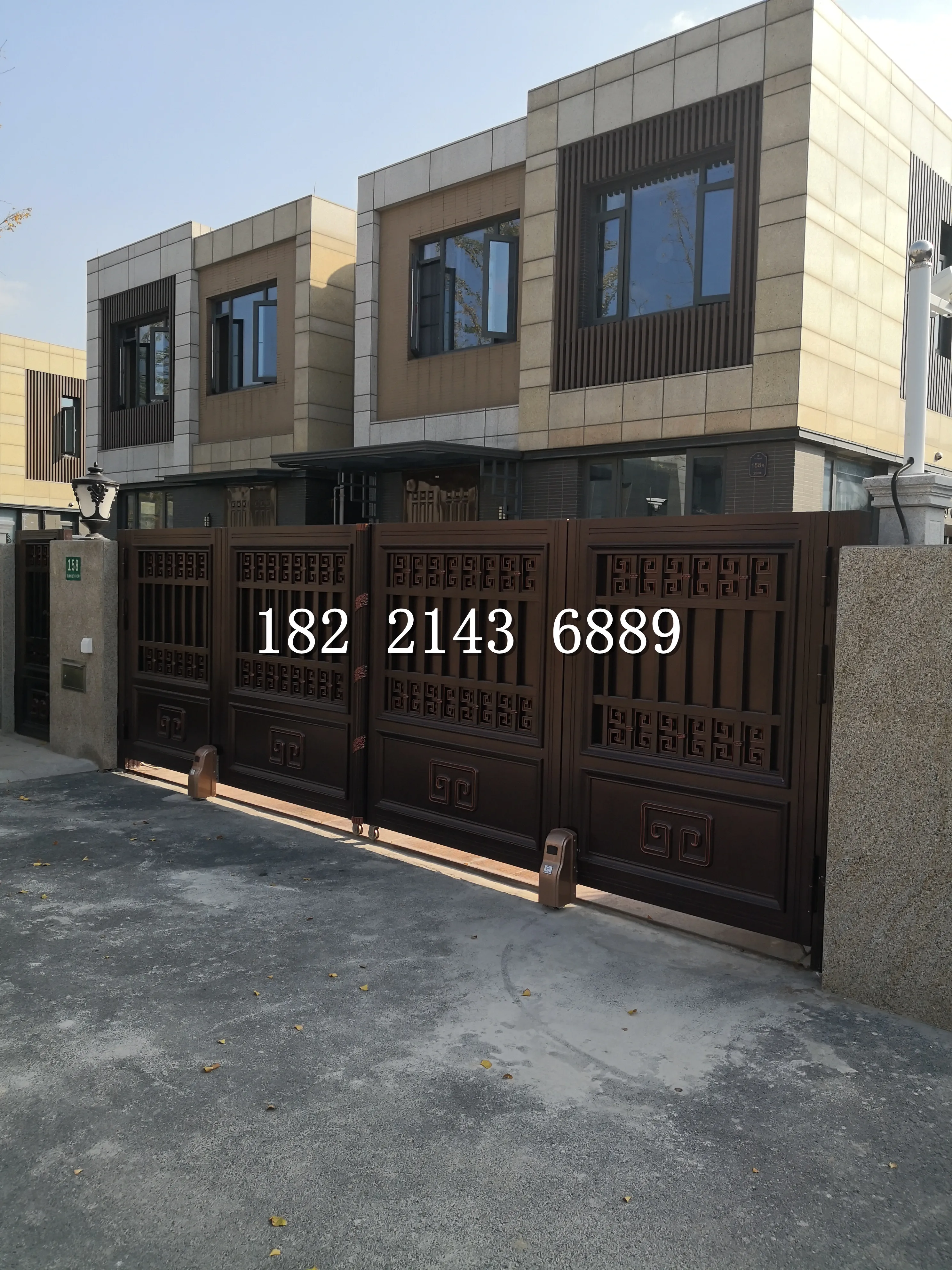Driveway-Wrought-Steel-Metal-Aluminum-Gates-China-Swing-Sliding ...