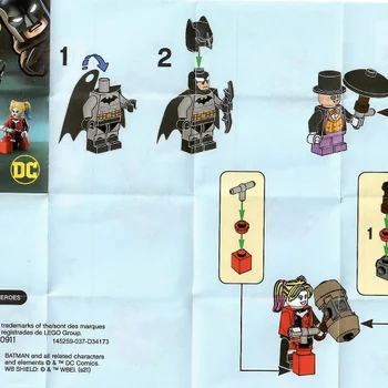 LEGO 40453 BATMAN VS. THE PENGUIN & HARLEY QUINN Super Heroes DC ...