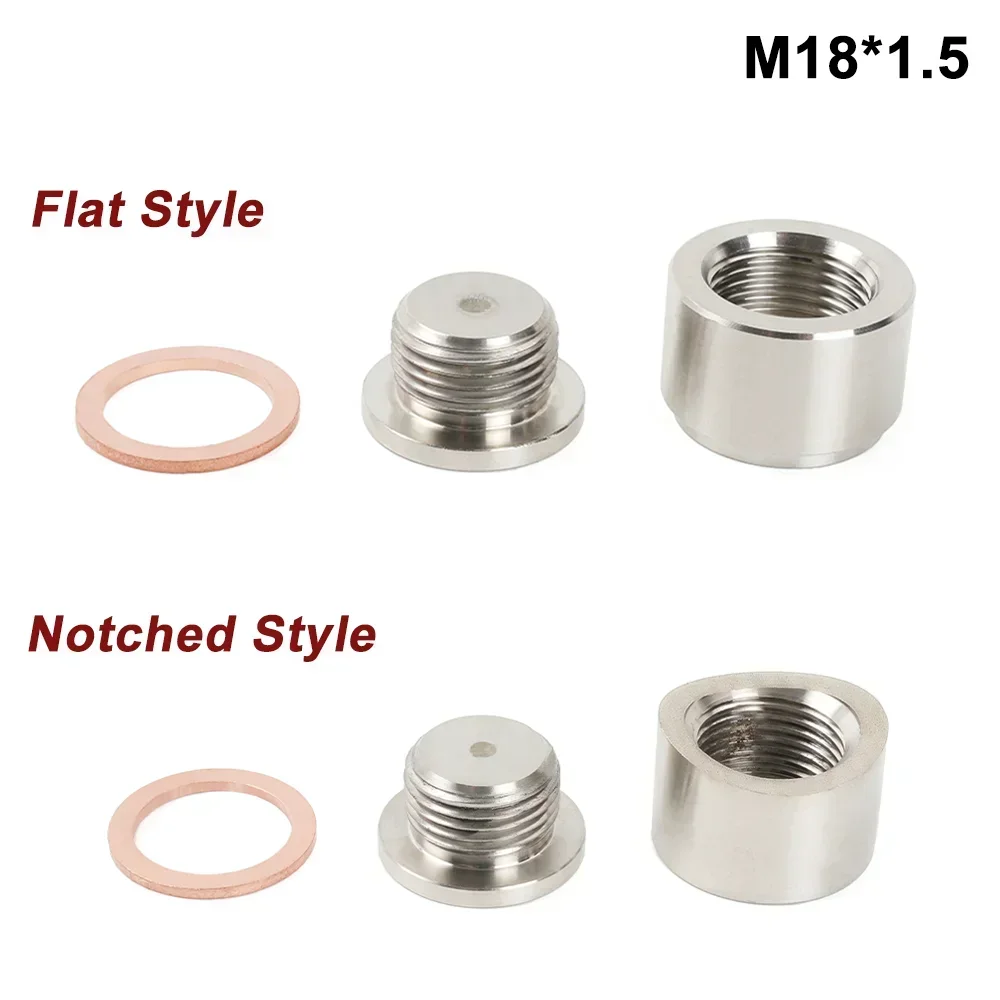 Stainless Steel O2 Sensor Bung Weld in Exhaust Oxygen Mounting Bungs ...