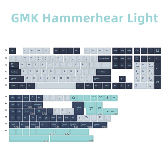 GMK Keycap Clone 8008 Apollo Rome Circus Red Samurai Merlin Cherry ...