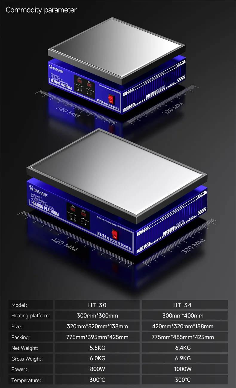 MECHANIC HT-30 HT-34 станция предварительного нагрева | AliExpress