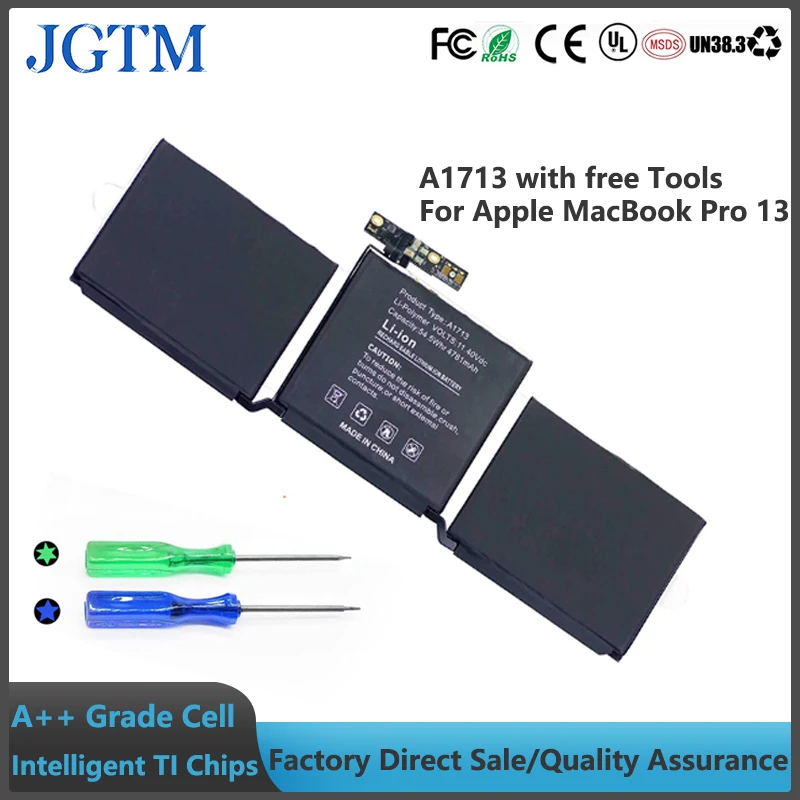 JGTM-Laptop-Battery-A1713-11-4V-54-5Wh-4781mAh-For-Apple-MacBook-Pro-13 ...