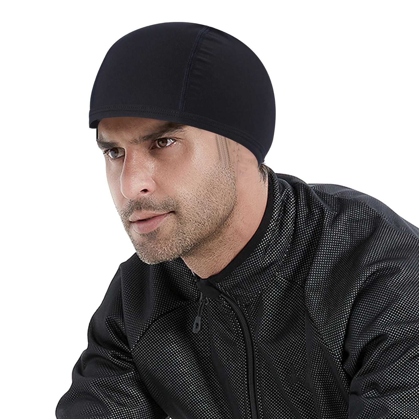 Cooling Skull Cap Quick-drying Cycling Hat Sweat-wicking Running Beanie ...