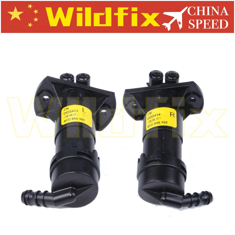 4f0955101 4f0955102 New Headlight Washer System Nozzle Spray Jet Lift ...