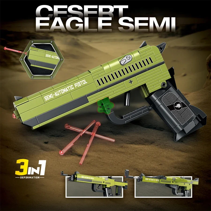 Technical-Building-Blocks-Toys-Gun-Scorpion-Uziel-Submachine-Magnum ...