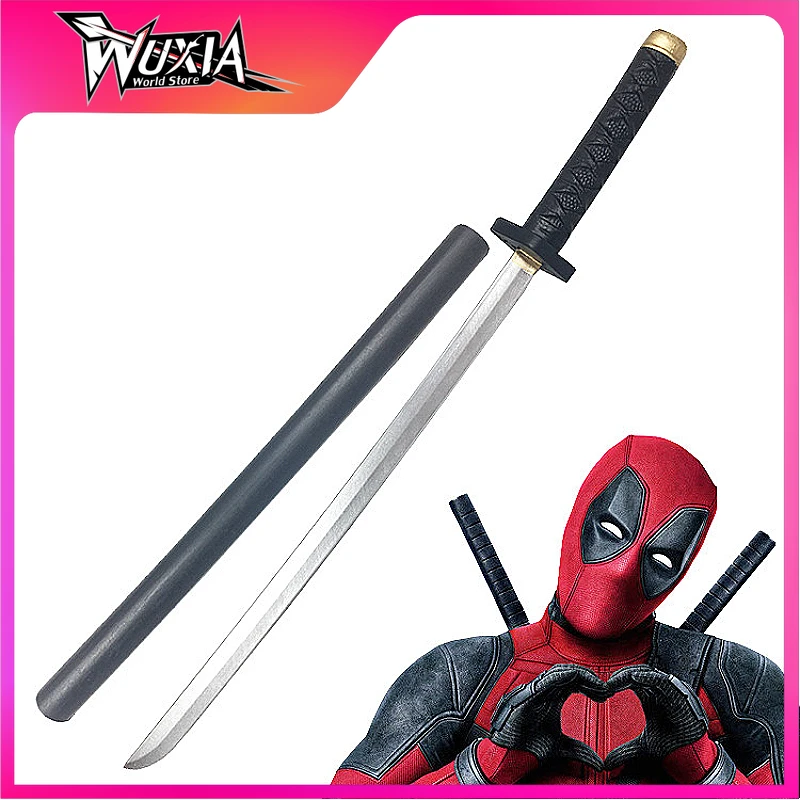 75cm-New-Deadpool-Double-Sword-Knives-Ninja-Equipment-Anime-Cosplay ...