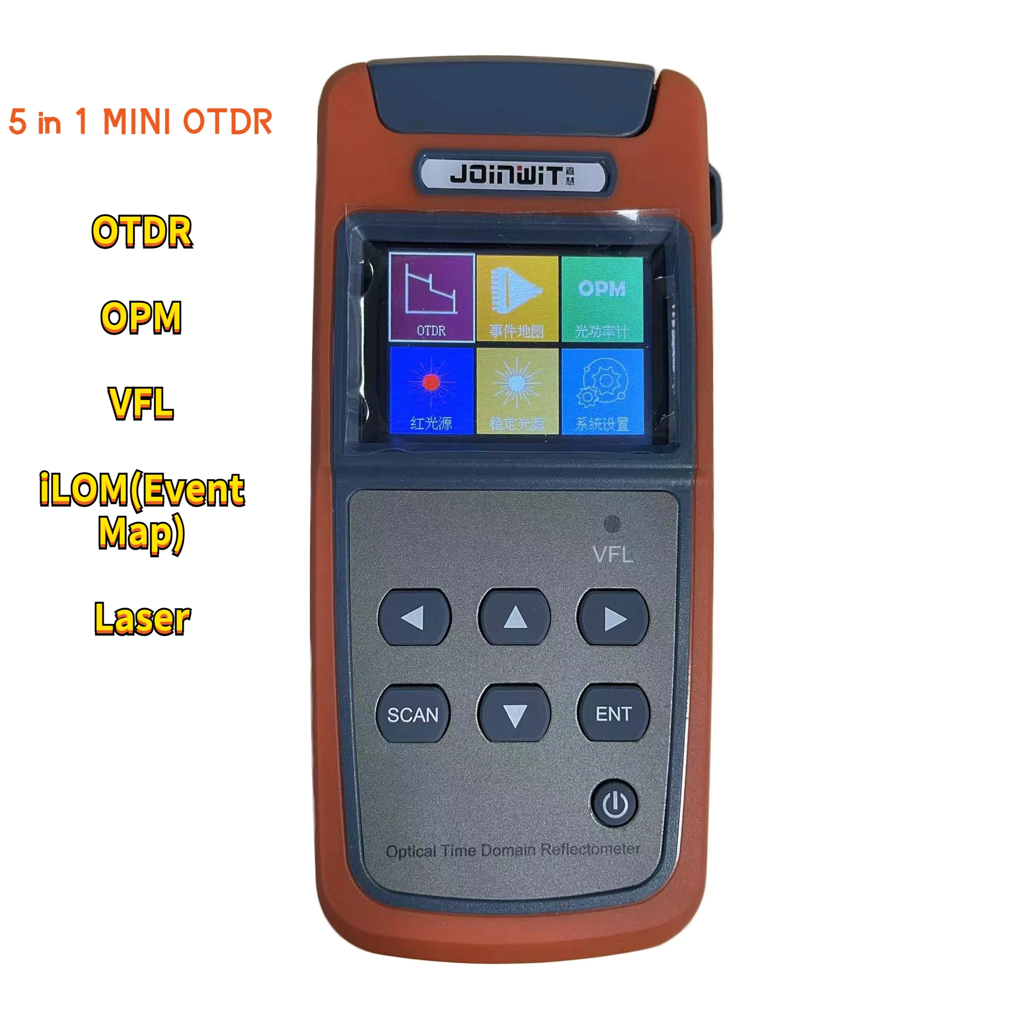Mini Portable Otdr 100% Original Factory Joinwit Jw3305a 1310/1550nm ...