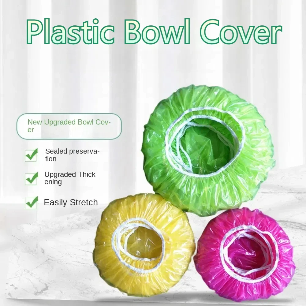 60/90pcs Portable Plastic Bowl Covers 3/5 Sizes Dust-proof Proofing ...