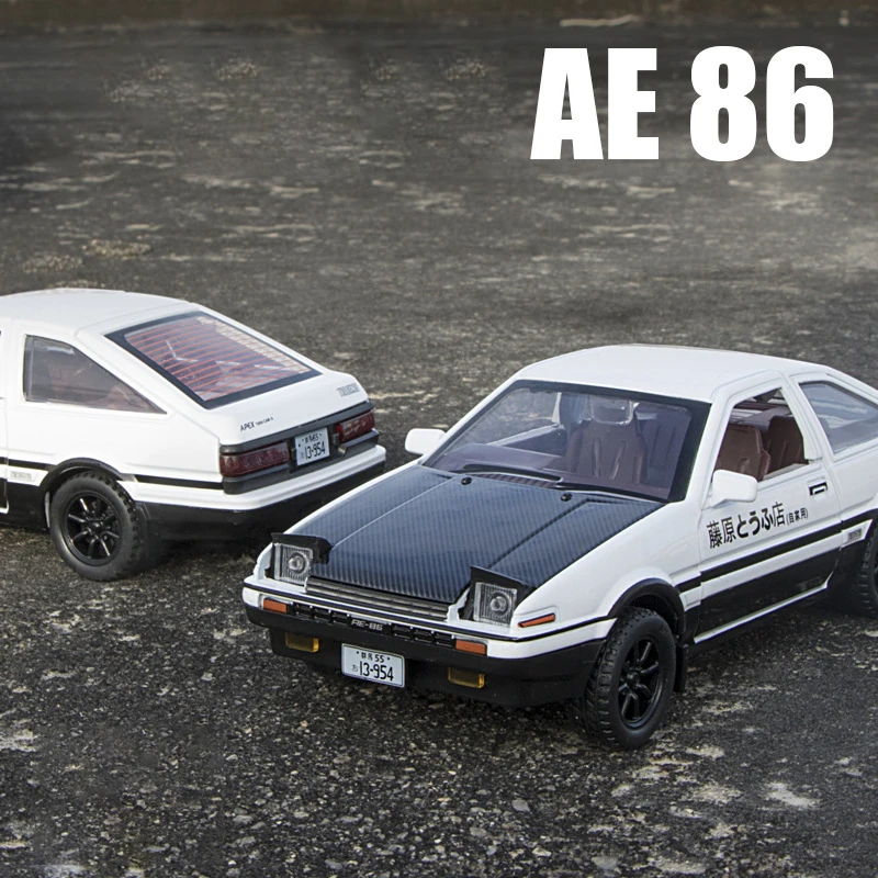 Initial-D-1-32-Toyota-AE86-Model-Car-Diecast-Metal-Alloy-Boys-Toys-Cars ...