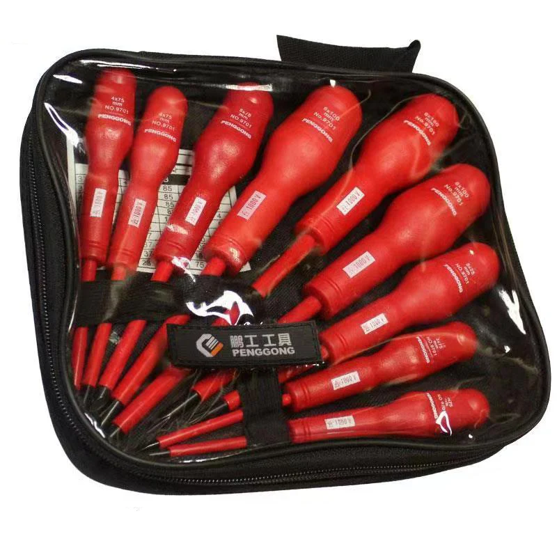 Multipurpose Handle Screwdrivers Set Magnetic Insulated Security Repair ...