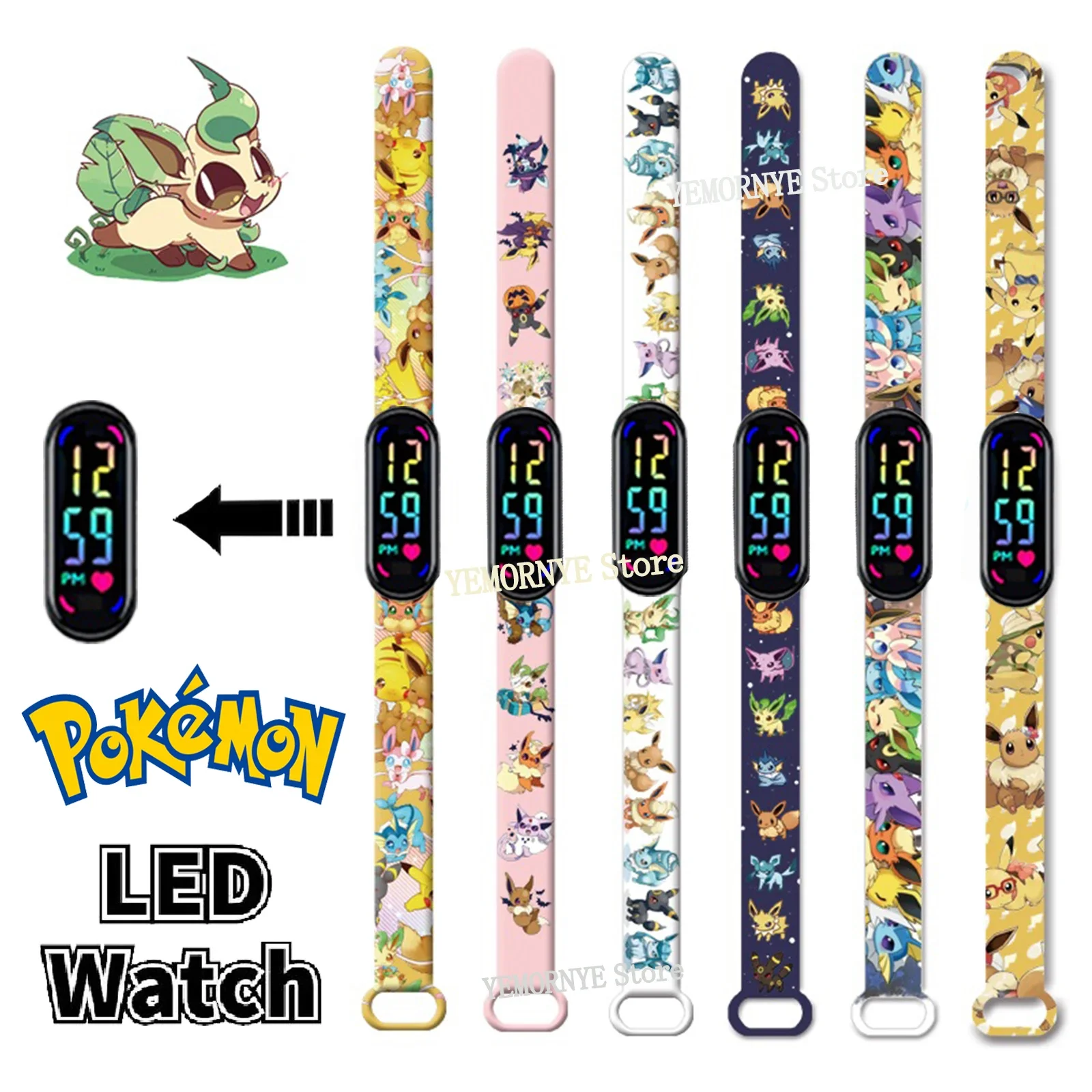 Pokemon-12-PCS-Eeveelution-Charizard-Anime-Kawaii-Pika-Chuka-Jingle-Cat ...