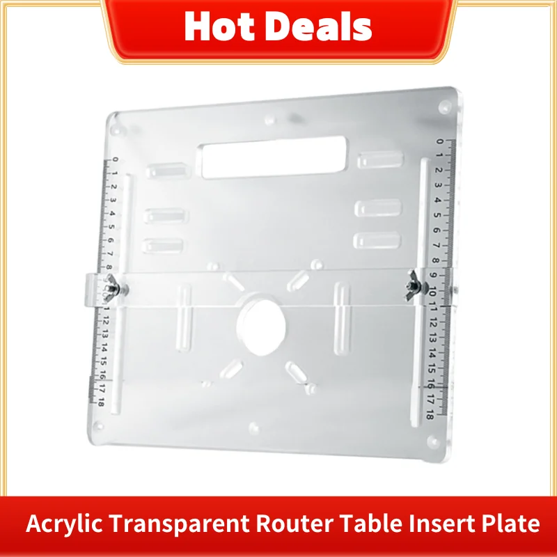 Acrylic-Transparent-Router-Table-Insert-Plate-Auxiliary-Board-For ...