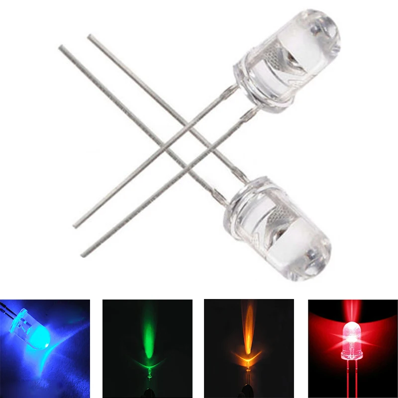 100pcs-lot-Transparent-Round-5mm-super-bright-water-clear-Green-Red ...