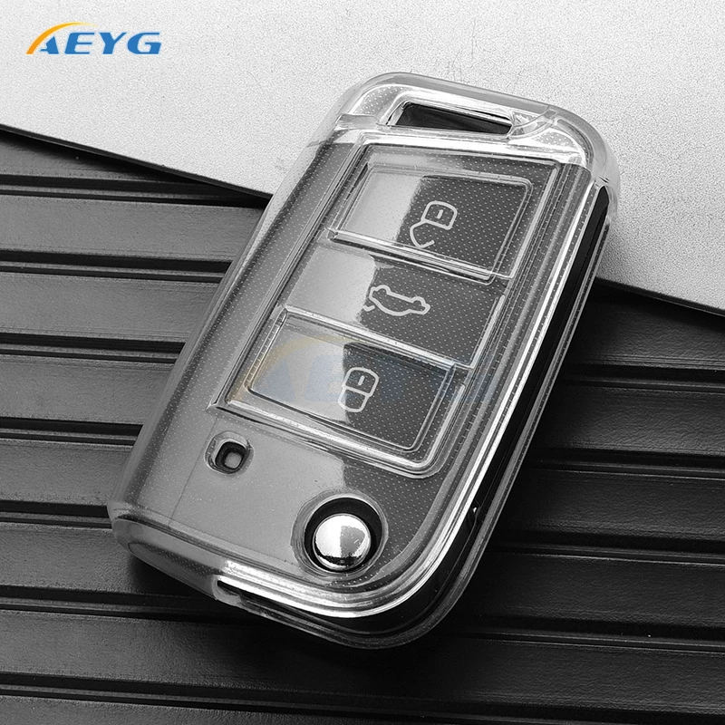 TPU-Car-Key-Case-Cover-For-VW-Volkswagen-Golf-7-MK7-Tiguan-MK2-For-SEAT ...