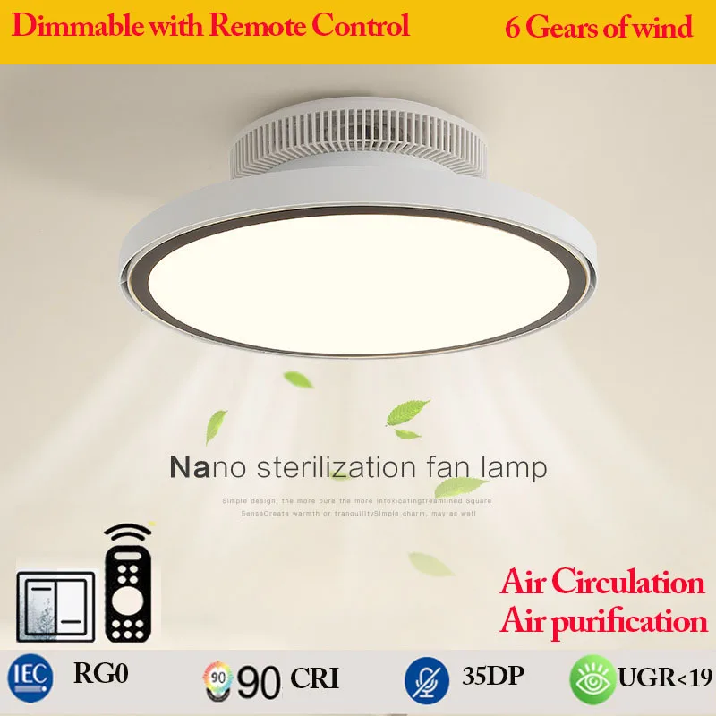 Modern-Full-Spectrum-Invisible-Blade-LED-Ceiling-Fan-Lamps-Dimmable ...