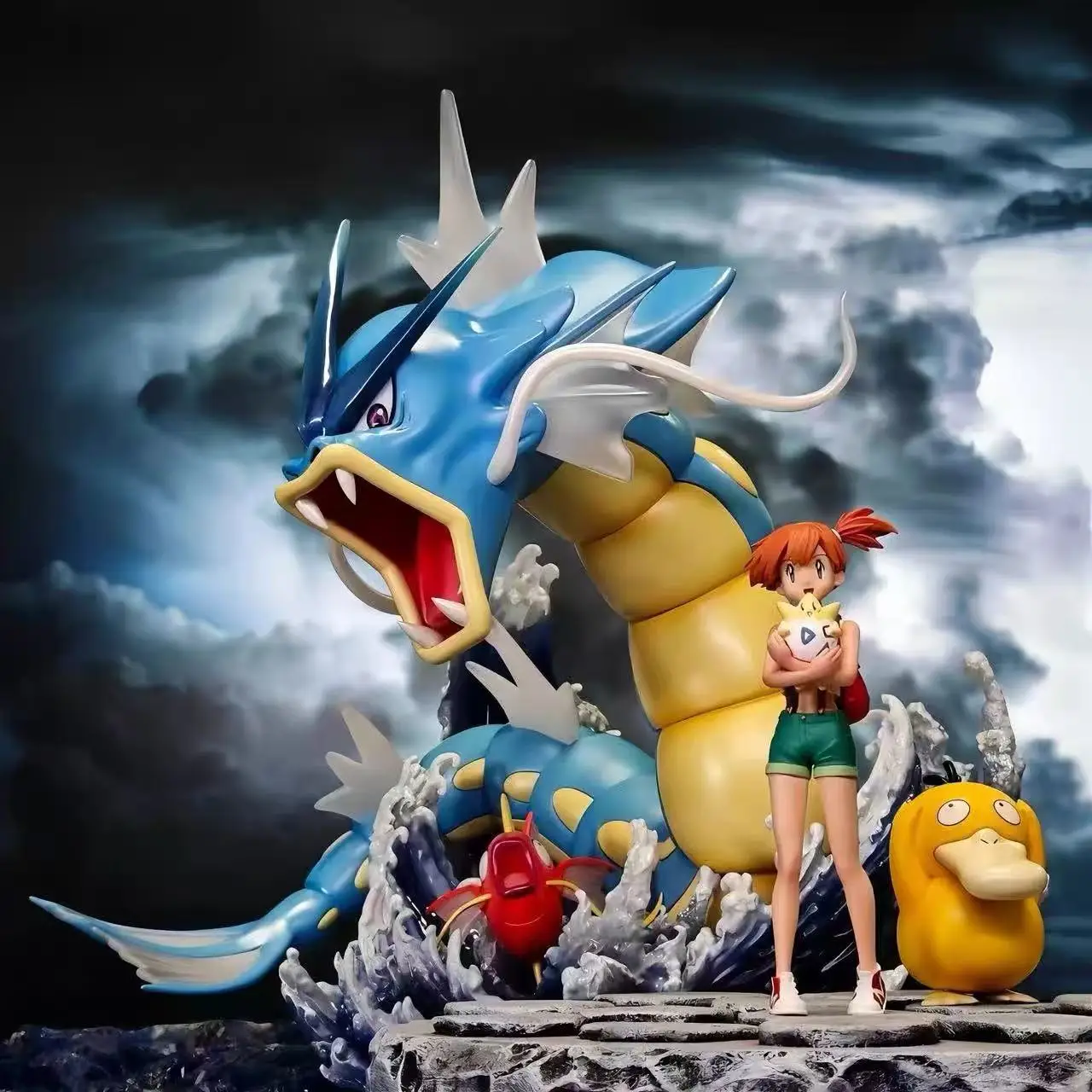 20cm/7.87in anime pokemon gyados figura magikarp pikachu figura de ação ...