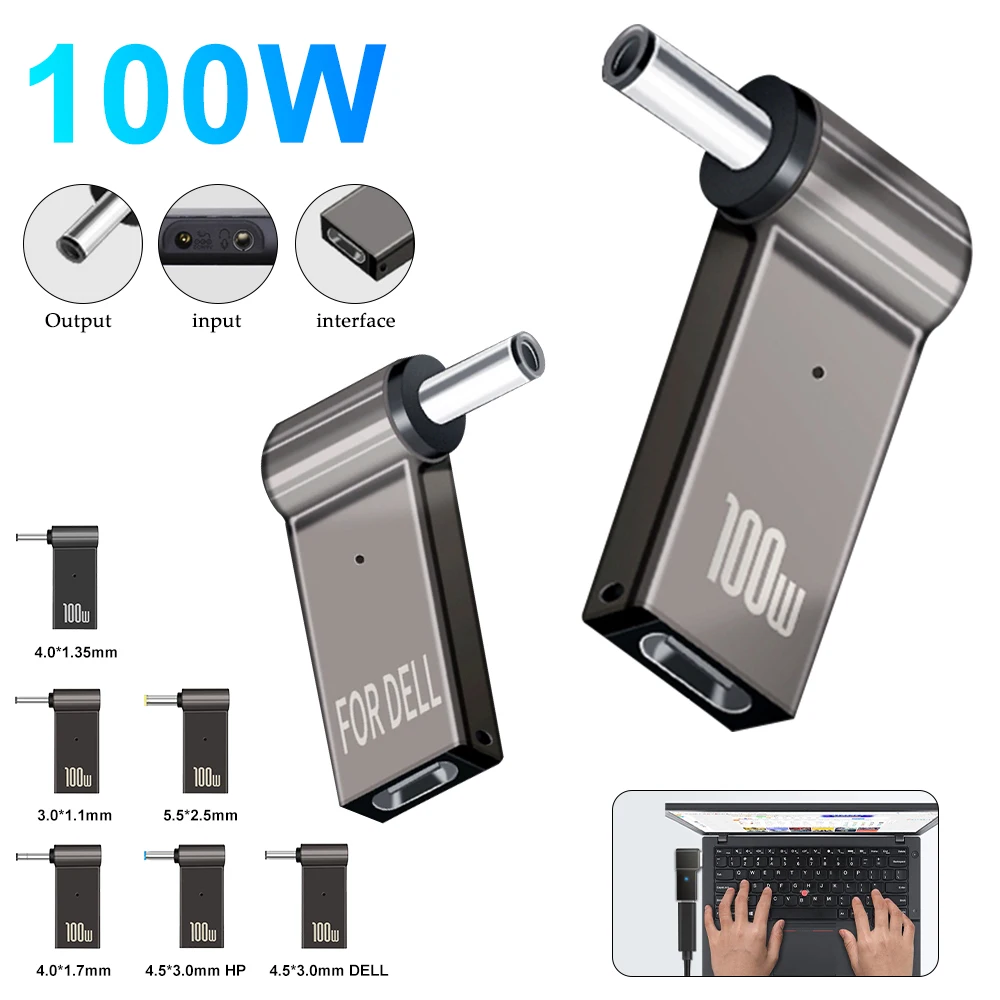 PD-100W-Laptop-Power-Adapter-Charger-Supply-USB-Type-C-Female-to-DC ...