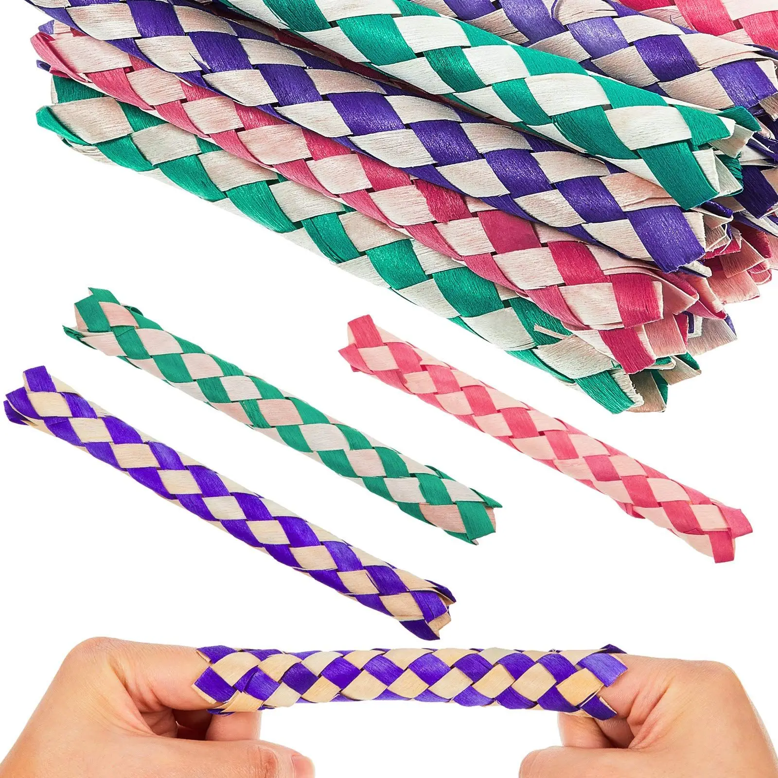 24-Pack-Chinese-Finger-Trap-Bamboo-Finger-Traps-Bird-Chew-Toy-Birds ...