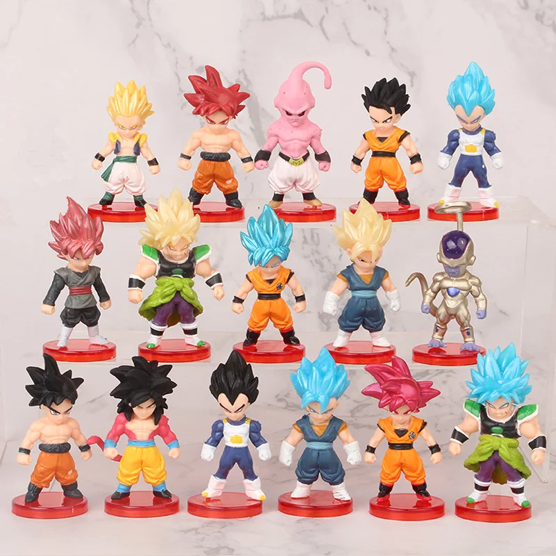 Dragon-Ball-Figures-Saiyan-Goku-Mini-Anime-Figure-21Styles-Toys-Anim ...