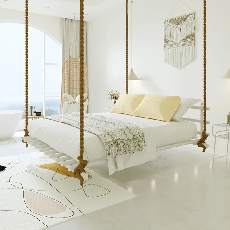 Homestay-hammock-home-indoor-bedroom-wrought-iron-bed-1-5-1-8m-light ...