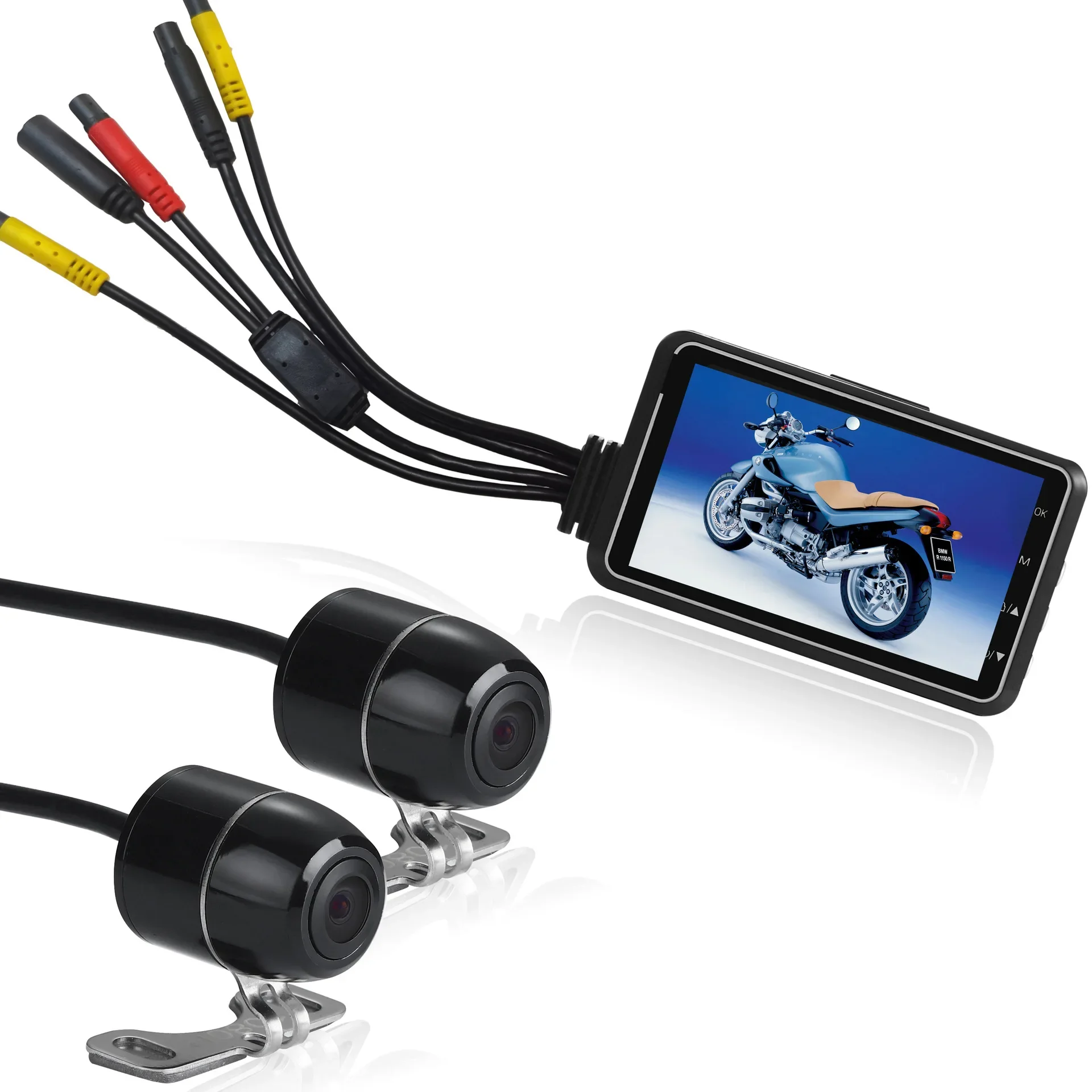 WiFi-motorcycle-driving-recorder-HD-1080P-front-and-rear-dual-tape-wire ...