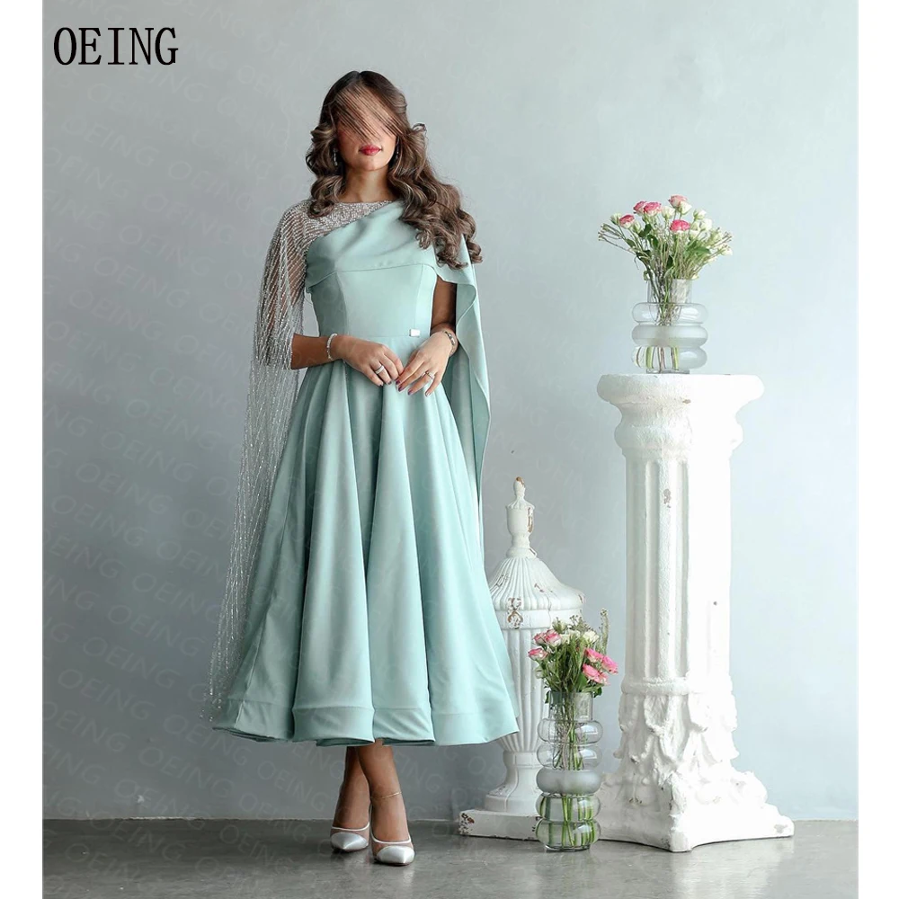 OEING-Elegant-A-line-Cape-Sleeves-Clubbing-Night-Party-Gown-Ice-Blue ...