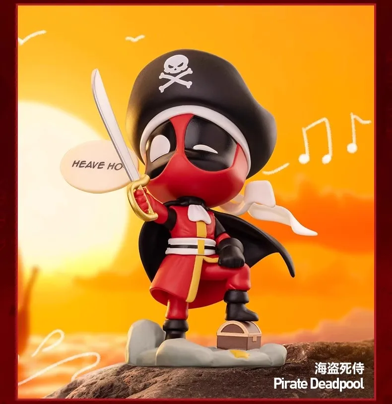 POPMART Marvel Deadpool Series Blind Box Lucky Box Mystery Box Cute ...
