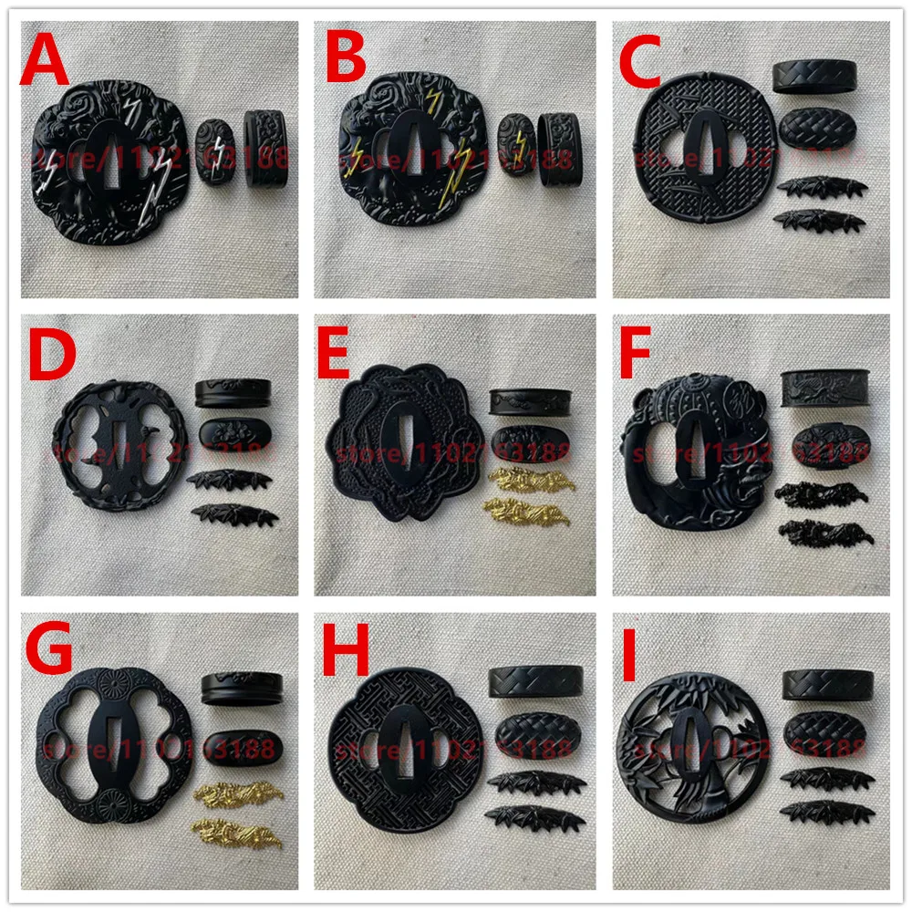 High Quality Tsuba Handguard Guard Fuchi Kashira Menuki Alloy Material ...