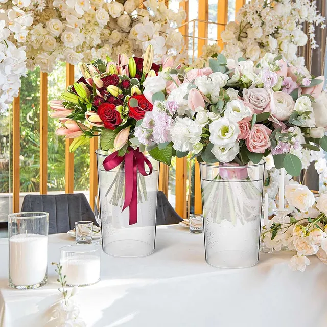 Clear Plastic Vases For Centerpieces